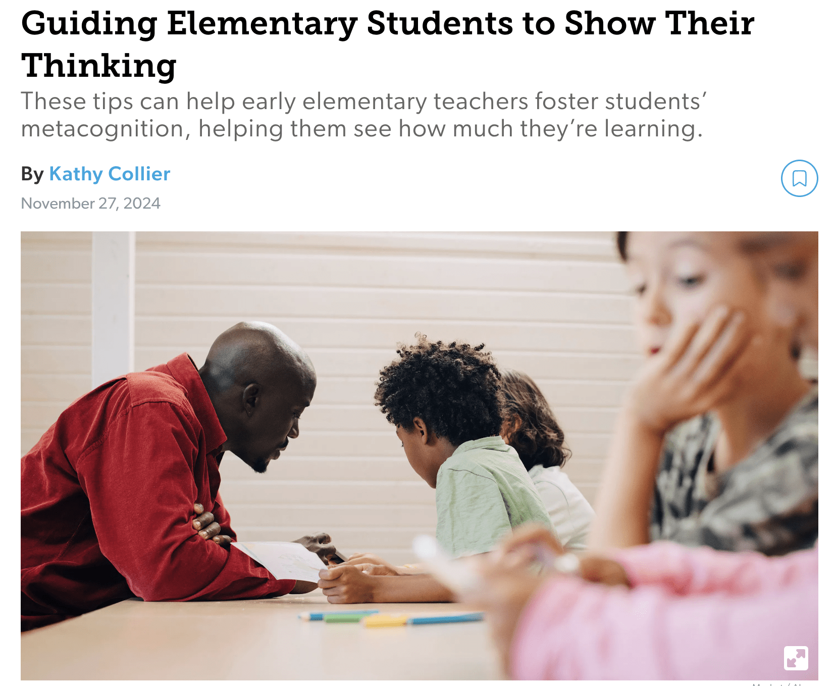 visible learning | Kathy Collier, Instructional Coach